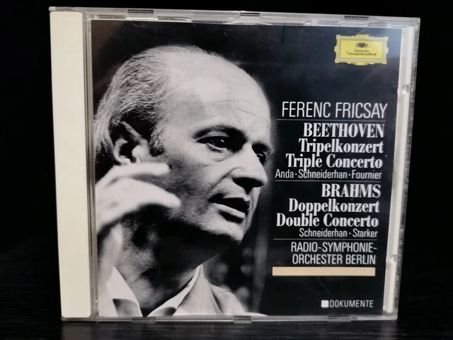 FERENC FRICSAY - Beethoven: Triple Concerto/Brahms: Double Concerto (CD, 1990) EUR 13,22 ...