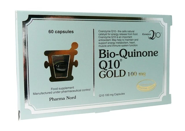 PHARMA NORD BIO-QUINONE Q10 Gold 100mg 60 Capsules-6 Pack £240.66 ...