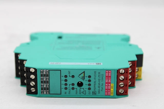 Pepperl Fuchs Vaa 4e4a Ke Ze R As Interface Sensor Actuator Module