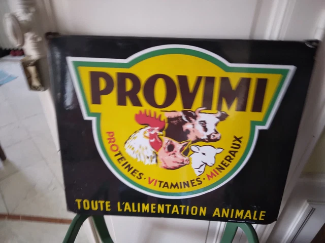 PLAQUE EMAILLEE AGRICOLE Provimi EUR 400,00 - PicClick FR