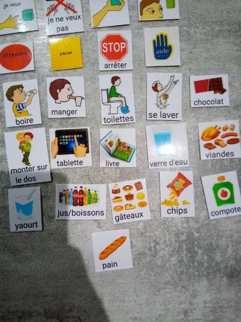 Jouet Enfant Autiste Pictogramme De Communication Pecs Makaton Tsa ...