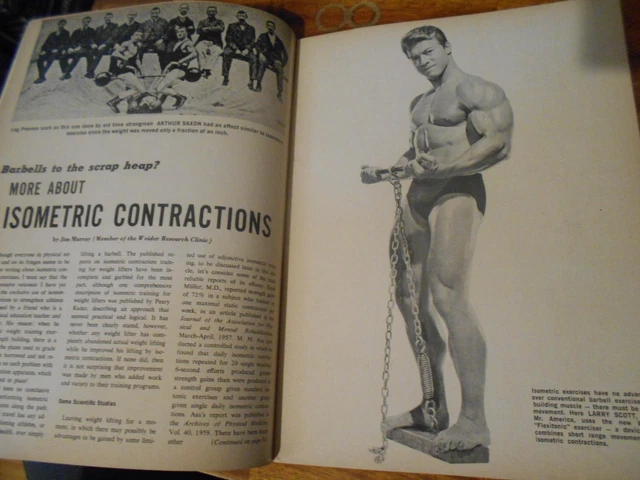 MUSCLE BUILDER BODYBUILDING fitness magazine CLARENCE ROSS/Steve Reeves ...