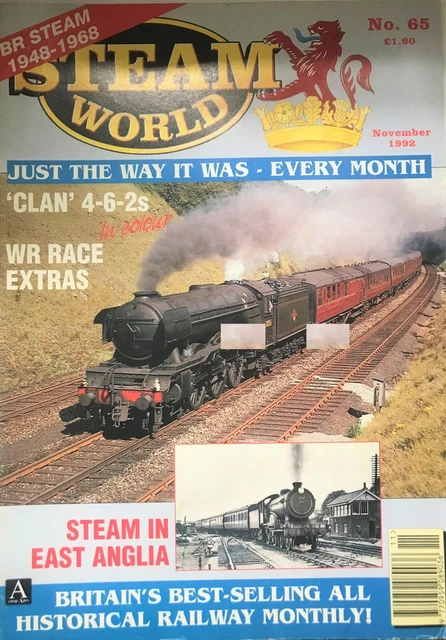 BACK ISSUE: STEAM World magazine: No 065: 1992: November: EMAP. £1.42 ...