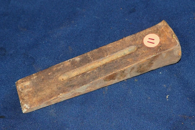 VINTAGE MANUAL WOOD Log Stone Splitter Splitting Wedge 7.5" Long £23.57 ...