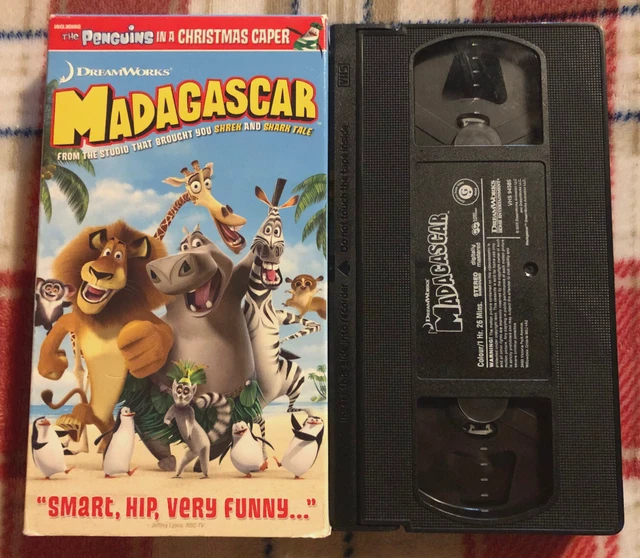 MADAGASCAR (VHS TAPE, 2005) Animated Dreamworks Late Release $19.99 ...