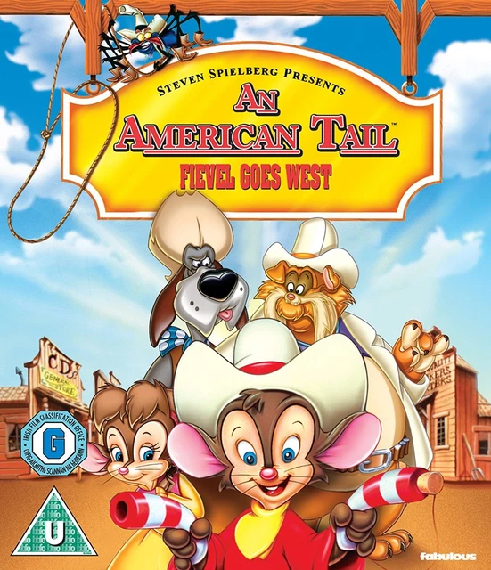 AN AMERICAN TAIL: Fievel Goes West (Blu-ray) James Stewart Philip ...