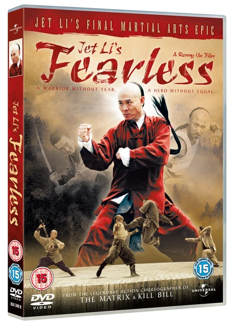 FEARLESS (DVD) HEE Ching Paw Nan Sun Sun Li Harada Masato Dong Yong ...