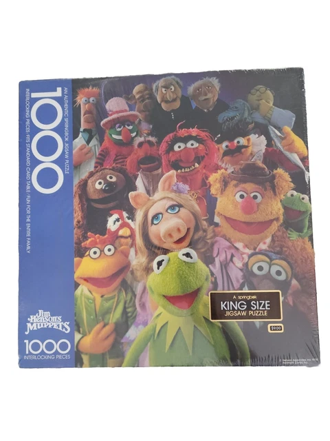 VTG 1978 JIM Henson's The Muppets Hallmark Springbok 1000 Piece Jigsaw ...