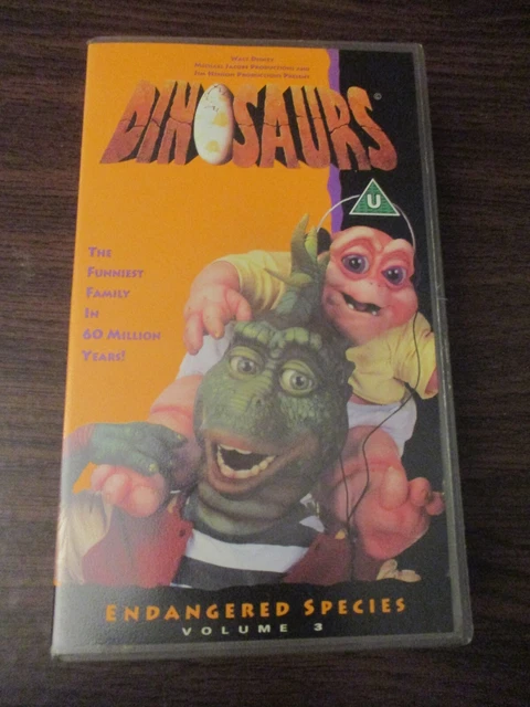 DISNEY DINOSAURS ENDANGERED Species VHS Video Tape (NEW) £7.99 ...