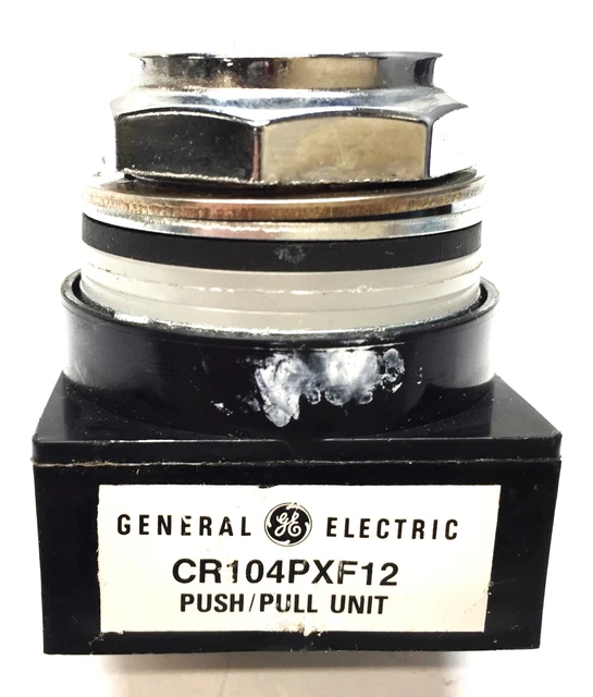 GE PUSH-PULL MODULE with Actuator Assembly (No Button) CR104PXF12 USED ...