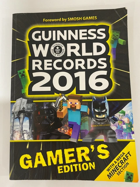 GUINNESS WORLD RECORDS 2016 Gamer's Edition, Mega Minecraft Section ...