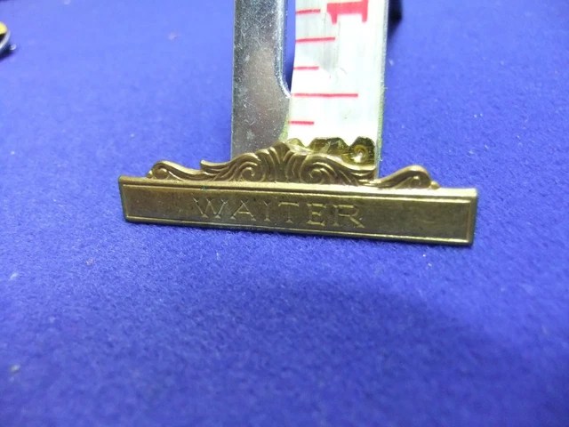 VTG BADGE BAR waiter ribbon bar masonic fraternity institute service ...