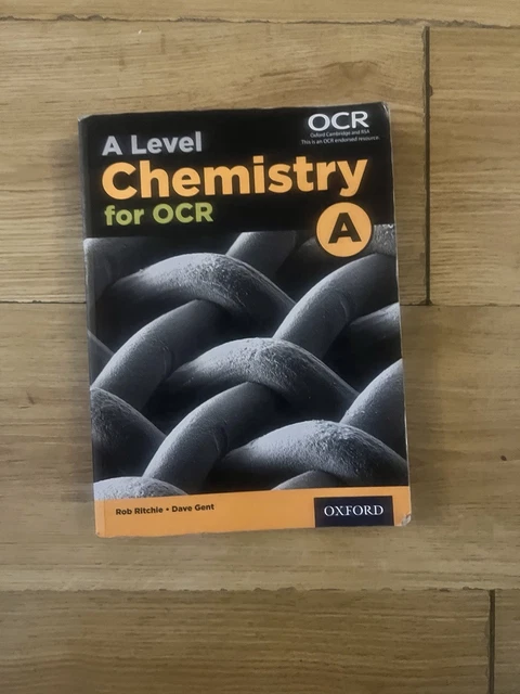 A LEVEL OCR a Chemistry Textbook by Rob Ritchie and Dave Gent Oxford ...