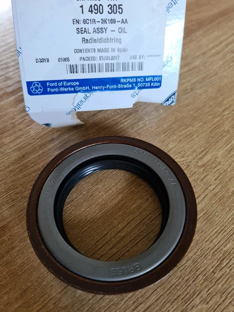 GENUINE FORD TRANSIT Driveshaft/Gearbox oil seal FWD 6 SPEED (2006-2019 ...