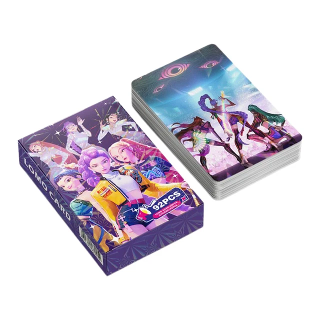 FOR KPOP DEMON Hunters Anime Trading Cards 92 Piece Cartoon Card Girl £ ...