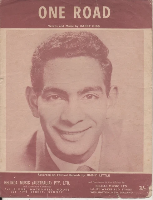 JIMMY LITTLE THE BEE GEES Rare 1964 Aust Only OOP Orig Sheet Music "One ...