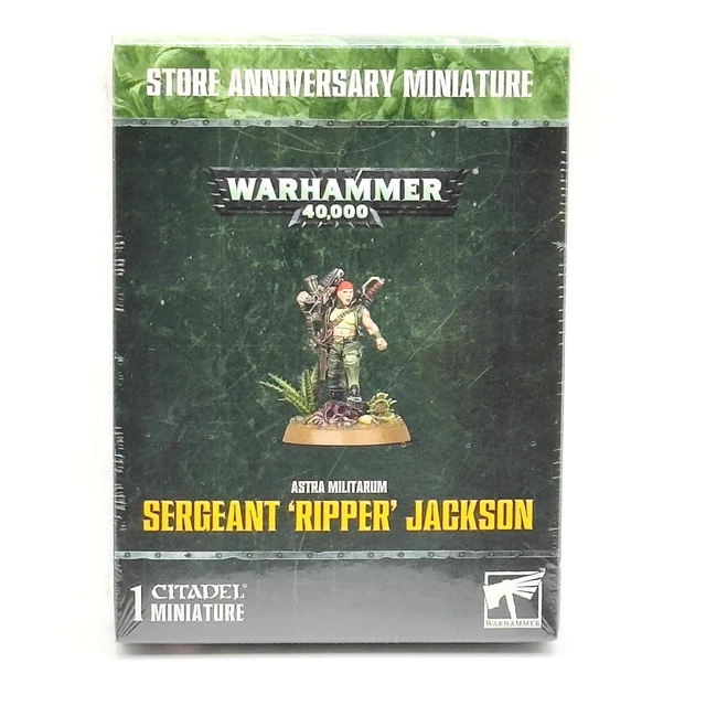 GAMESWORKSHOP STORE ANNIVERSARY Sergeant ""Ripper"" Jackson brandneu ...