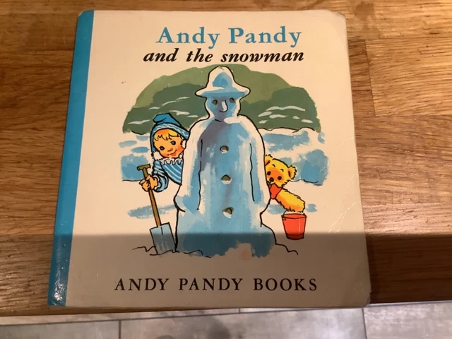 ANDY PANDY AND the Snowman (1979) Maria Bird Hodder Paperback Small ...