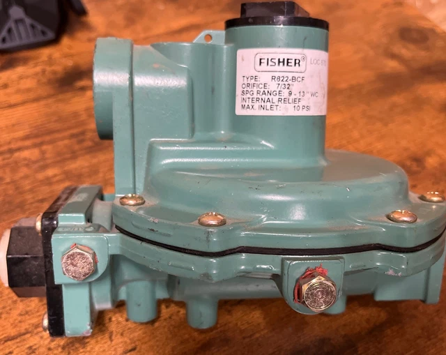 EQUIPO DE GAS LP Emerson-Fisher R622-BCF regulador de segunda etapa 9 ...