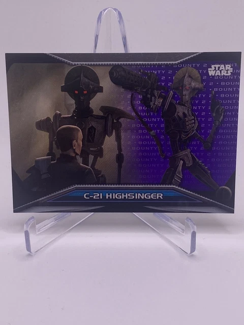 STAR WARS BOUNTY Hunters Bounty niveau 1 parallèle B1-72 C-21 ...