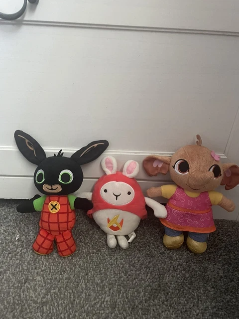 CBEEBIES BING, HOPPITY & Sula Soft Toy Plush Bundle £20.00 - PicClick UK