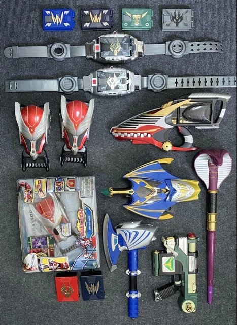 KAMEN RIDER MASKED Ryuki Dragon Knight Morpher Weapon 10p set BANDAI ...