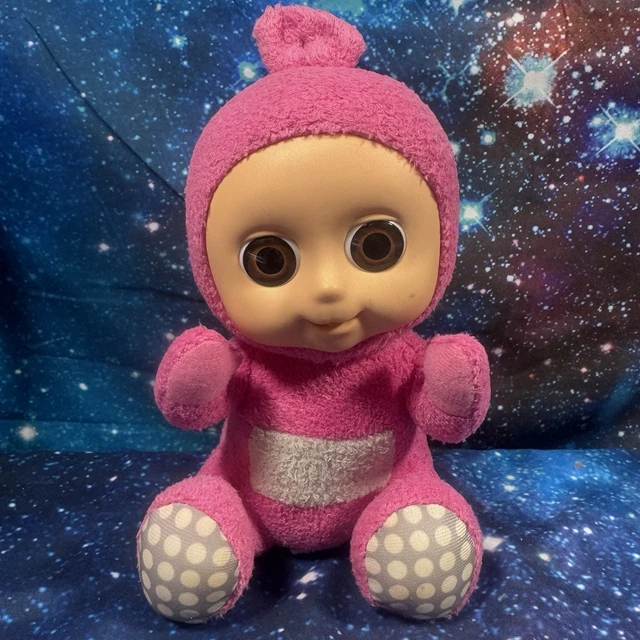 TELETUBBIES BLUE PING Soft Toy Plush Pink Tiddlytubbies 8” Baby £13.99 ...