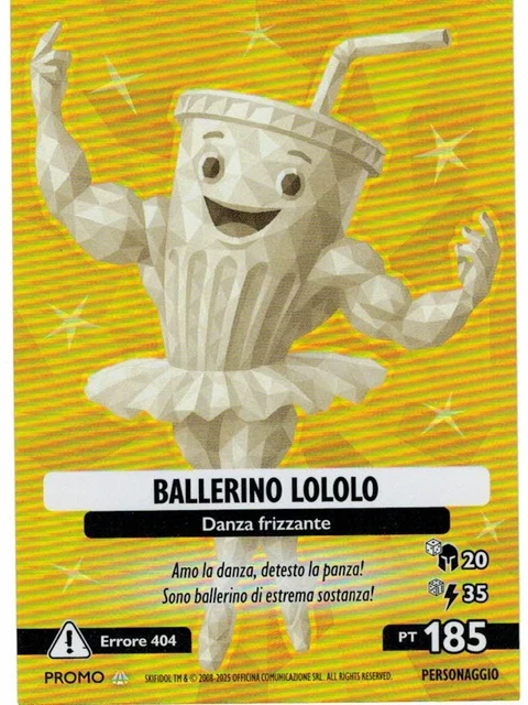 SKIFIDOL ITALIAN BRAINROT Dancer Lololo Card Promo Polygon Limited ...