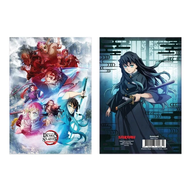 SAKAMI - DEMON Slayer: Kimetsu no Yaiba - Notizbuch, Notebook - A5 $24. ...