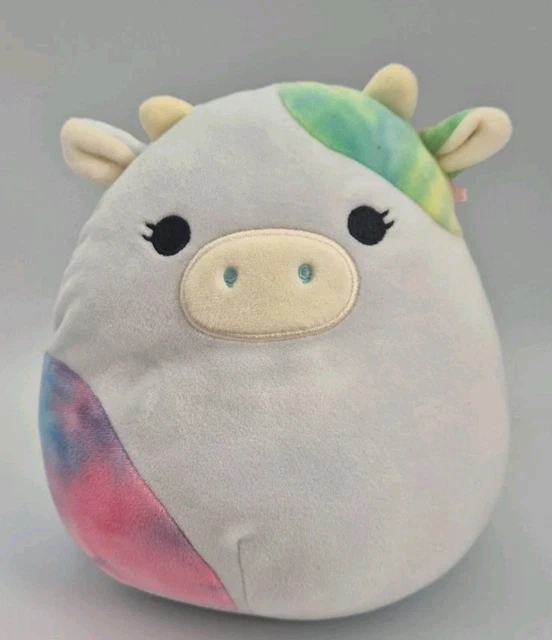 CAEDIA THE COW Squishmallow 20 cm 8 Inch Tie Dye Detailing £13.19 ...