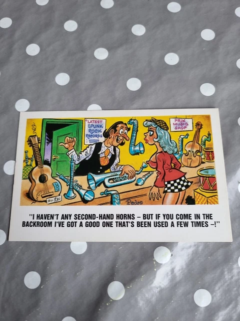 VINTAGE SAUCY SEASIDE Comic Postcard Sunny Pedro Series No 254 By Pedro ...