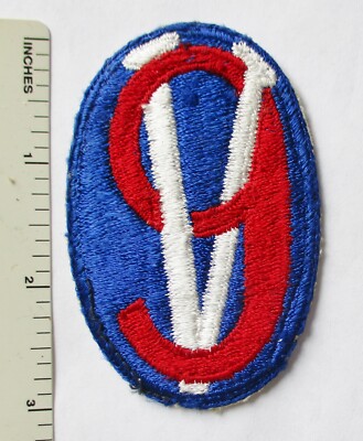 ORIGINAL WWII U.S. Army 95th Infantry Division Full Color Cut Edge ...