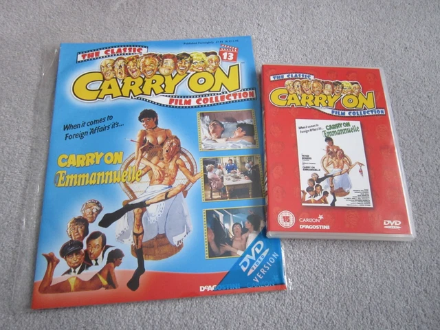 CLASSIC CARRY ON film collection,Carry on Emmannuelle film magazine+DVD ...