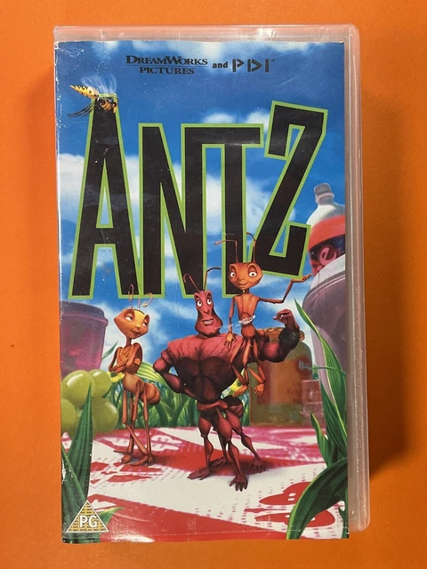 ANTZ VHS TAPE DreamWorks Family Movie Animated EUR 5,76 - PicClick IT