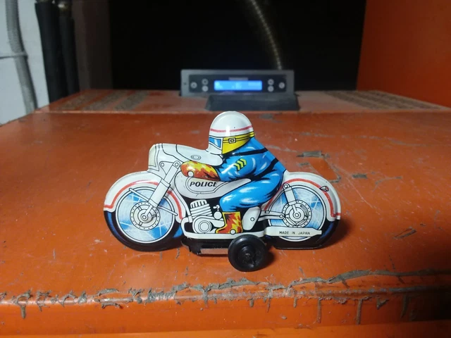 TIN TOY LATTA 50 Vintage Made In Japan Moto Bike Yonezawa Alps Masudaya ...