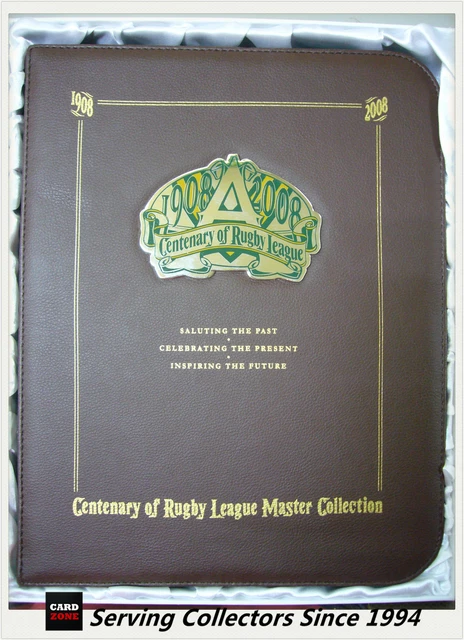 2008 CENTENARY OF Rugby League Master Collection Album Set--ULTIMATE ...