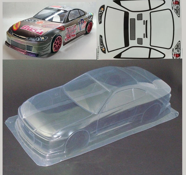 1/10 DRIFT RC Car Clear Body Shell For Tamiya Yokomo Mst Sakura Kyosho ...