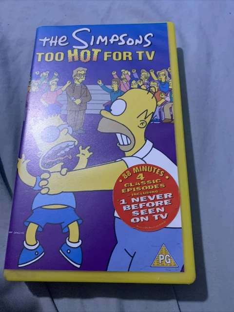 THE SIMPSONS TOO Hot For TV (Animated) (VHS/SUR, 1999) £0.99 - PicClick UK