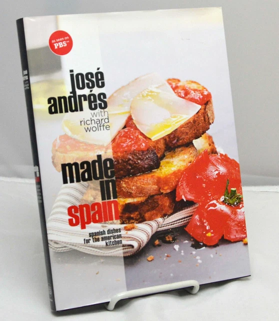 PBS JOSE ANDRES with Richard Wolffe Made in Spain Cookbook Hard Cover ...