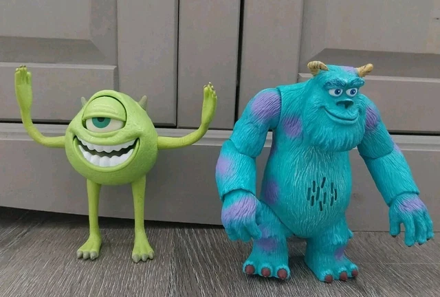 DISNEY PIXAR MONSTERS Inc Mike Wazowski Sully Scully Talking Vintage ...