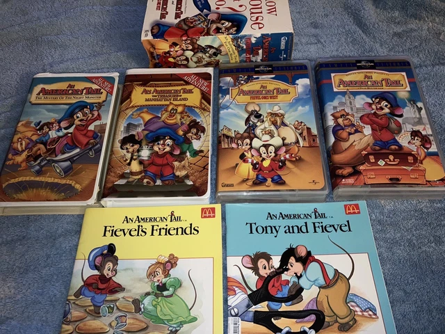 FIEVEL VHS LOT: An American Tale, Fievel Goes West, Treasure Of ...