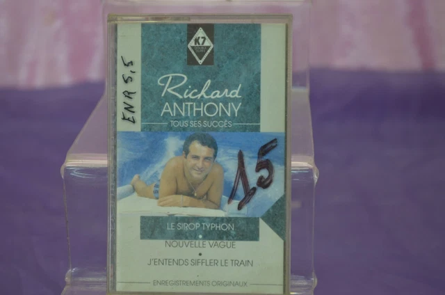 ** ANCIENNE K7 Audio Cassette Richard Anthony Pas Cd Disque Vinyle EUR ...