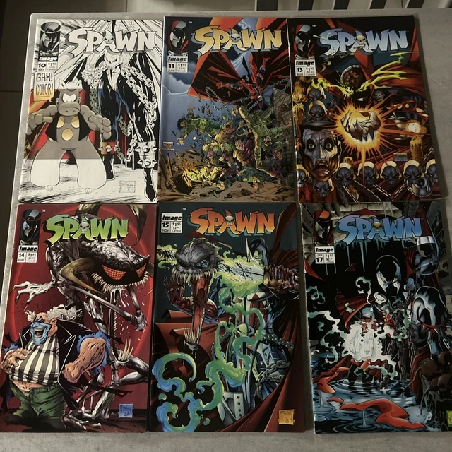 LOT RUN BUNDLE Image Comics Spawn Issues #10 11 13 14 15 17 Mcfarlane EUR 29,55 - PicClick FR