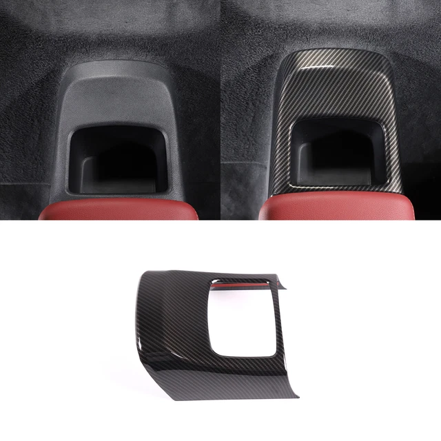 CARBON FIBER REAR Storage Compartment Cover Trim For Toyota GR Supra ...