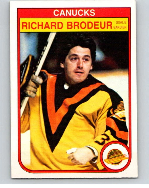 1982-83 O-PEE-CHEE #339 Richard Brodeur Canucks de Vancouver V59479 EUR ...