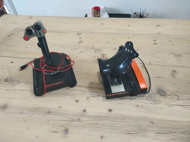 JOYSTICK - HOTAS - FLIGHT SIM - Raptor Mach 1 and Throttle £65.00 ...