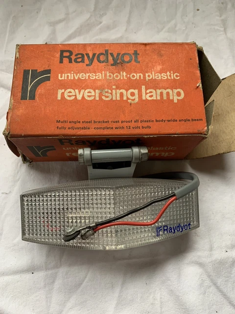 VINTAGE RAYDYOT UNIVERSAL Bolt On Plastic Reversing Lamp £21.52 ...