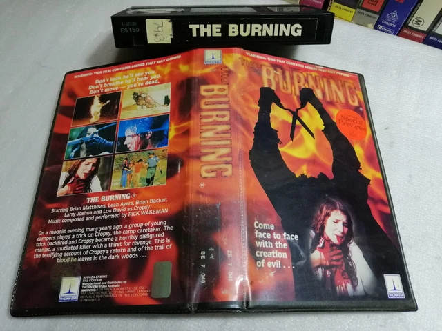 THE BURNING (1981) THORN EMI Australia Big Box VHS Issue (Savini ...