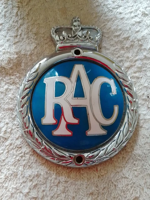 VINTAGE 1950S ROYAL Automobile Club, RAC, Metal Car Badge . £58.90 ...