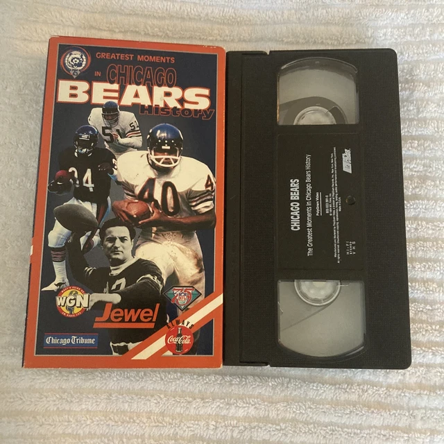 GREATEST MOMENTS IN CHICAGO BEARS HISTORY : VHS TAPE 1994 (75 Years ...